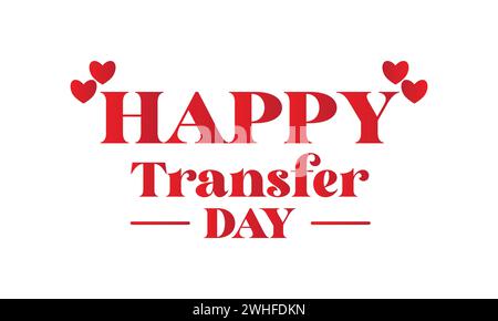 Transfer Day Stylish Text illustration Design Stock Vector Image & Art ...
