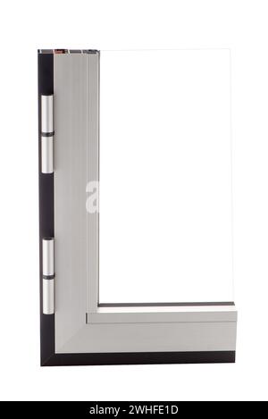 Aluminium window sample Stock Photo - Alamy