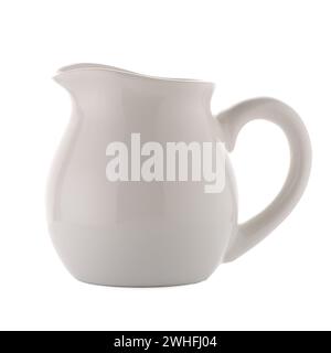 White ceramic pitcher Stock Photo - Alamy