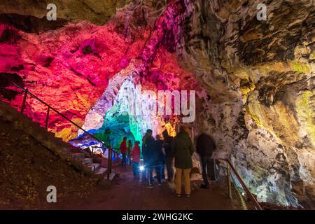 cave Nebelhöhle Lichtenstein Schwäbische Alb, Swabian Alb Baden ...