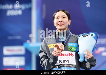Doha. 9th Feb, 2024. Kim Suji of South Korea competes during the women ...