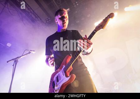 Oslo, Norway. 09th Feb, 2024. The Norwegian rock band Span performs a ...