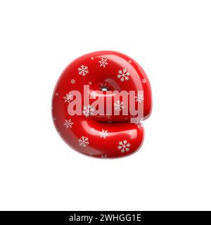 Christmas letter R - Lower-case 3d Xmas font - Suitable for Celebration ...