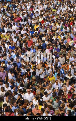 human crowd lot of people sociology demography meeting festival ...