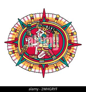 Nahui Ollin Aztec Symbol 𝐄𝐃𝐔𝐀𝐑𝐃𝐎