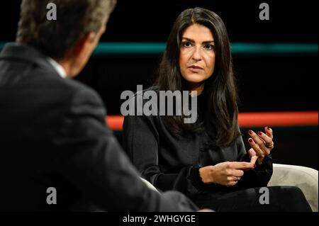 Markus Lanz mit Serap Güler 11/25 her Markus Lanz und Serap Güler am 12 ...