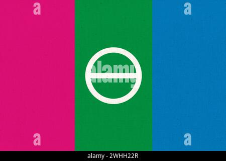 Flag of Ukrainian region Bakhmut. National symbols of Ukraine ...