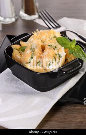 Conchiglie stuffed with ricotta Stock Photo - Alamy