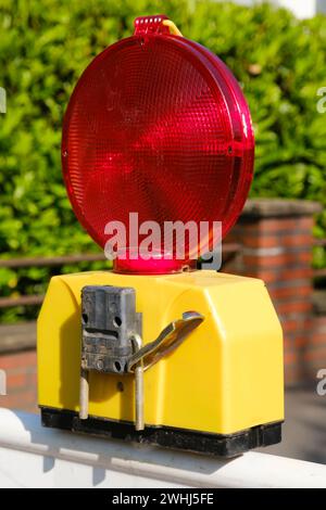 Construction site warning lamp warning light safety danger obstacle ...