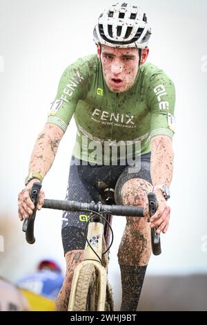 Dutch Ryan Kamp pictured in action during the men's elite race at the ...