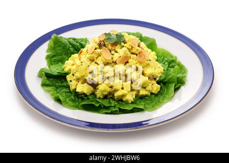 homemade coronation chicken, British cuisine Stock Photo - Alamy