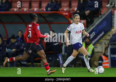 London, England. 10 February, 2024. Celin Bizet Ildhusøy of Tottenham ...