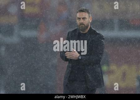 Roma’s Italian coach Daniele De Rossi gesticulate during the Serie A ...