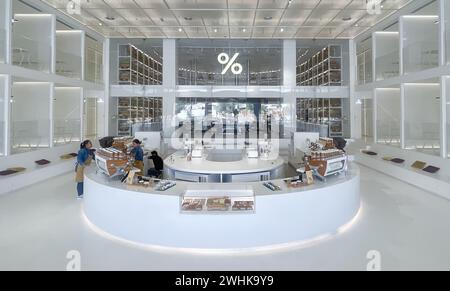 % Arabica coffee shop and roastery photographed on January 30, 2024 in ...