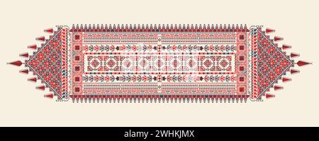 Tatreez, decorative Palestinian embroidery symbol Stock Photo - Alamy