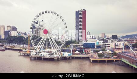 Aerial view of Guayaquil waterfront panorama, Ecuador Stock Photo - Alamy