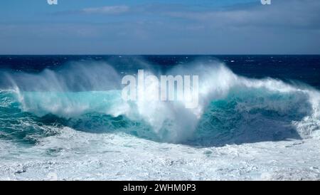 Wave, wildly moving sea Stock Photo - Alamy
