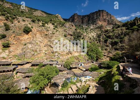 Sources of Oum Rabia, Zaouia de Ifrane, Middle Atlas,, Morocco, Africa ...