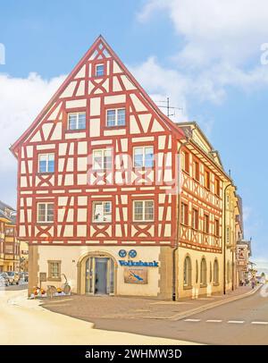 Historic timbered house, Stockach, Baden-Wuerttemberg Stock Photo - Alamy