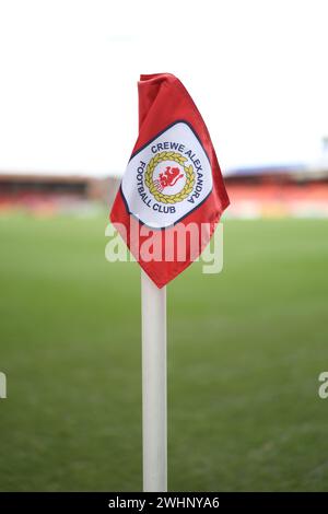 A General view of The Mornflake Stadium, Gresty Road in Crewe Stock ...