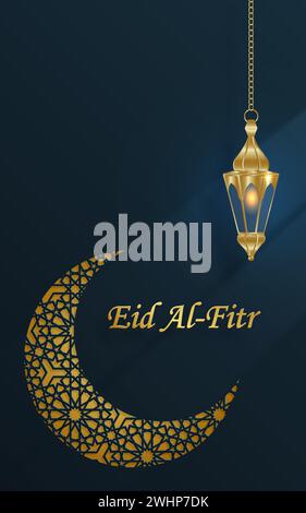 Ramadan card with gold mosaic and calligraphy Stock Vector Image & Art ...