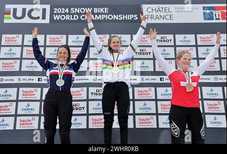 Women Elite Dual Slalom Podium, Lisa BAUMANN of Switzerland 1st place ...
