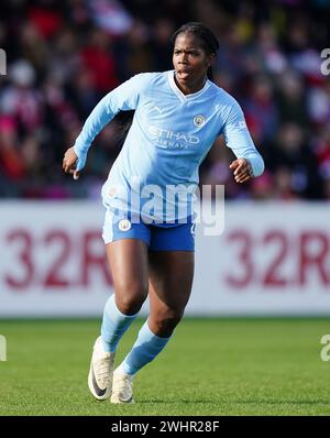 Manchester City's Khadija Shaw during the Barclays Women's Super League ...