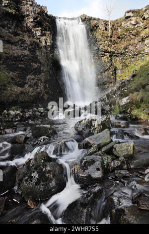Force Gill Waterfall, Whernside Stock Photo - Alamy