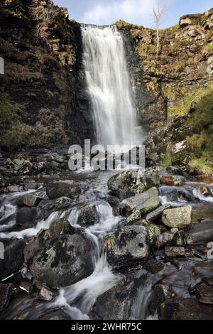 Force Gill Waterfall, Whernside Stock Photo - Alamy