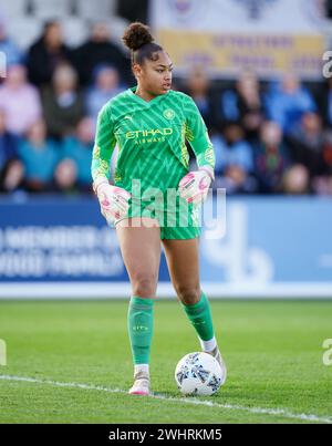 Manchester City goalkeeper Khiara Keating during the Barclays Women's ...