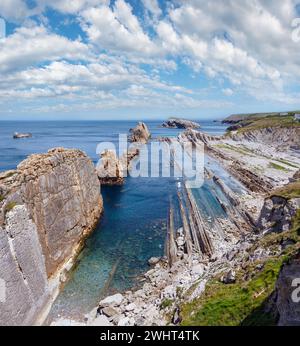 Atlantic ocean coastline near Portio Beach Stock Photo - Alamy