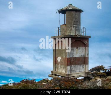 Old abandoned lighthouse, tierra del fuego, argentina Stock Photo - Alamy