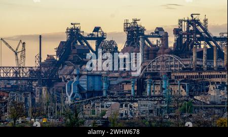 Azovstal plant destroyed during the war in Mariupol Ukraine Stock Photo ...