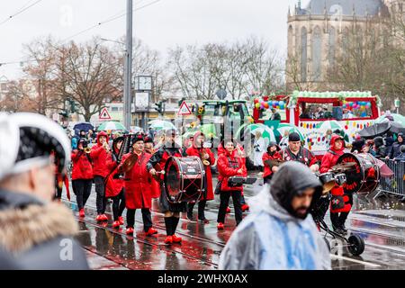 Erfurt, Germany. 11th February, 2024. Traditional german Carnival ...