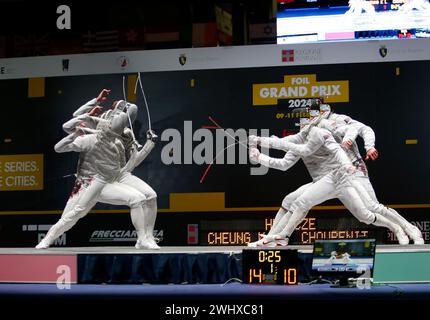 11 February 2024, Turin. Fencing Grand Prix, Trofeo Inalpi 2024 Stock ...