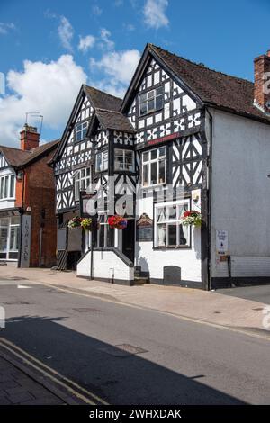 Country pub in Audlem UK Stock Photo - Alamy