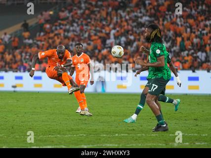 Seko Fofana of Ivory Coast shoots at goal during the FIFA World Cup ...