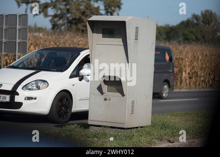 Traffic radar for speed measurement Stock Photo - Alamy