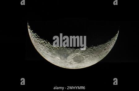 Moon surface, High detail, Telescope view, Lunar exploration, Astronomy ...