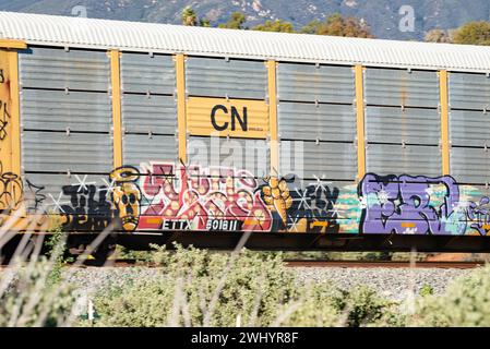 Graffiti, Freight Train, Santa Barbara, Urban Art, Street Art, Colorful ...