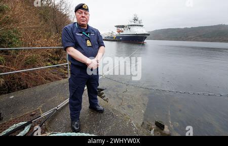 Commanding Officer Richard Reville during a tour of the Royal Navy's ...
