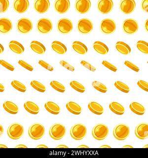 Gold coin animation sprites flip, rotate Stock Vector Image & Art - Alamy