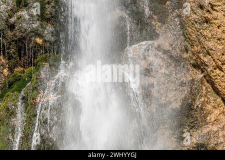 Beautiful Dalfazer waterfall, Achensee, Tyrol, Austria Stock Photo - Alamy