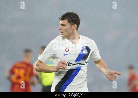Rome, Lazio, Italy. 10th Feb, 2024. Alessandro Bastoni of Inter ...