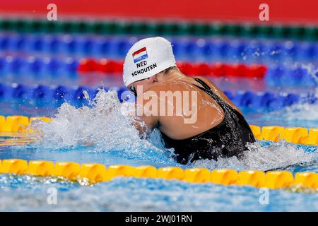 DOHA, QATAR - FEBRUARY 12: Tes Schouten of the Netherlands competing in ...