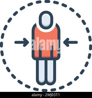 Icon for lean,weak Stock Vector Image & Art - Alamy