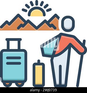 Icon for tourist,sightseer Stock Vector Image & Art - Alamy