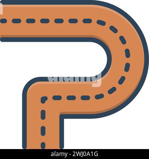Icon for turning,diversion Stock Vector Image & Art - Alamy