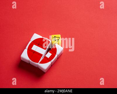 symbol for the restriction of freedom of speech and expression ...