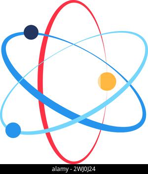 react molecular physics neutron atom artwork symbol design dynamic ...